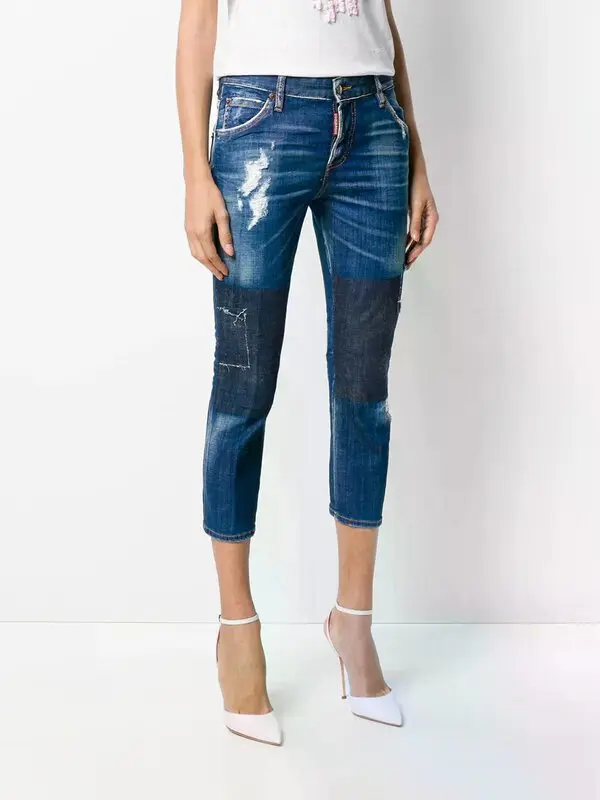 Dsquared2 Slouch Cropped Jeans