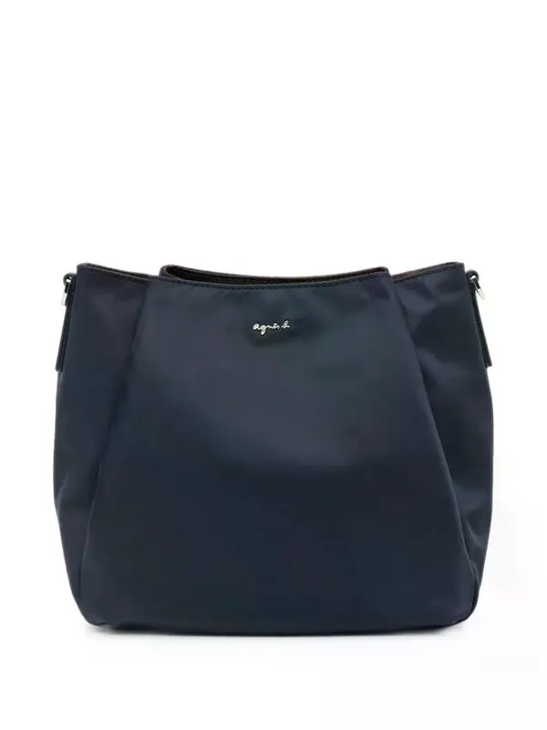 AGNES B. Origami Shoulder Bag - Blue