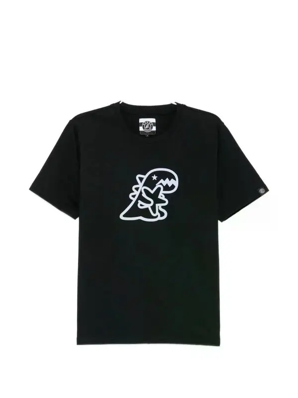 AGNES B. Hugging Star Dino T-shirt - Black