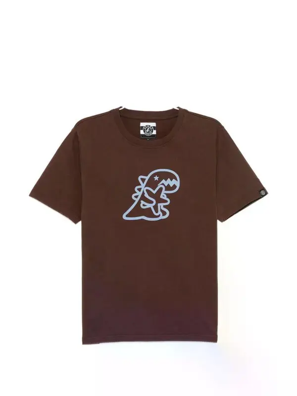 AGNES B. Hugging Star Dino T-shirt - Brown