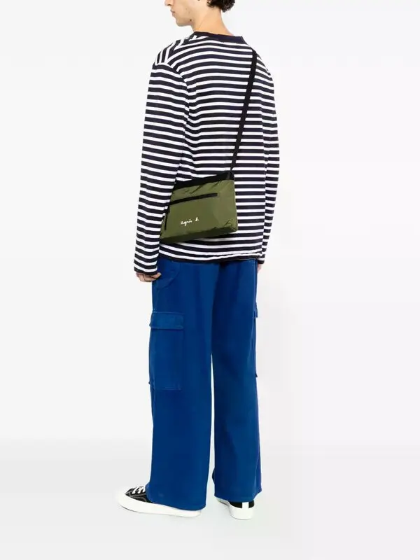 AGNES B. Fred Shoulder Bag - Green