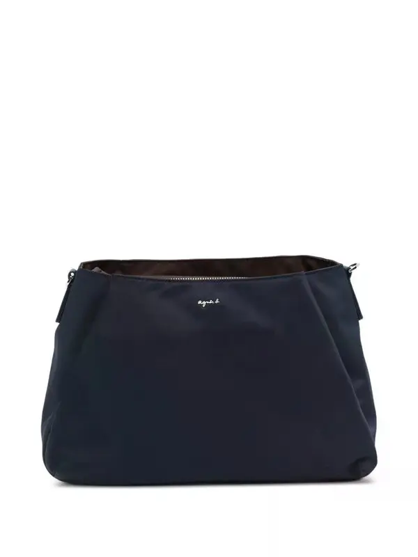 AGNES B. Origami Shoulder Bag - Blue