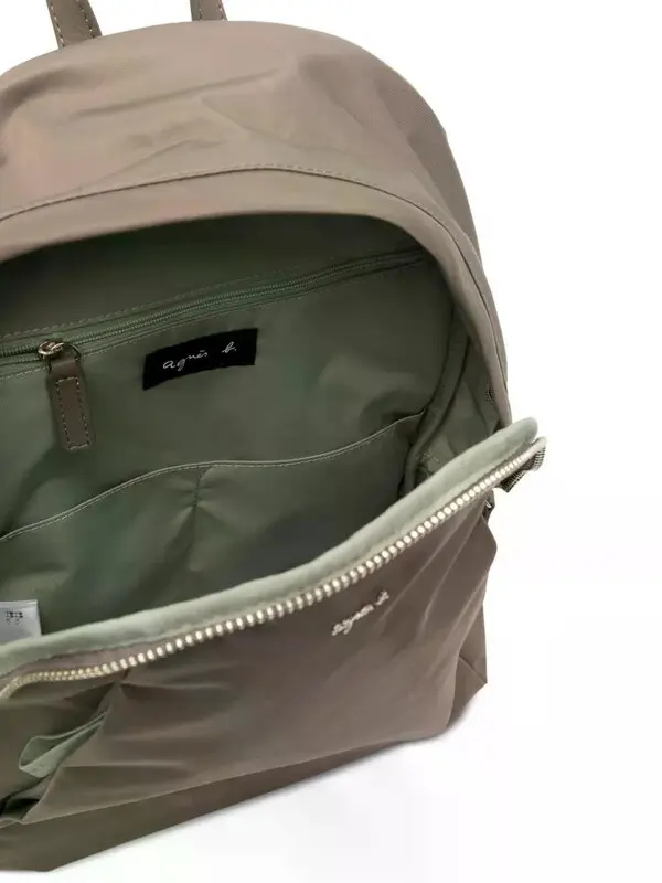 AGNES B. Origami Backpack - Brown