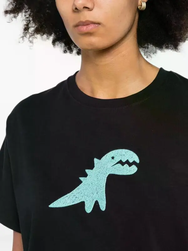 AGNES B. Embroidered Dino T-shirt