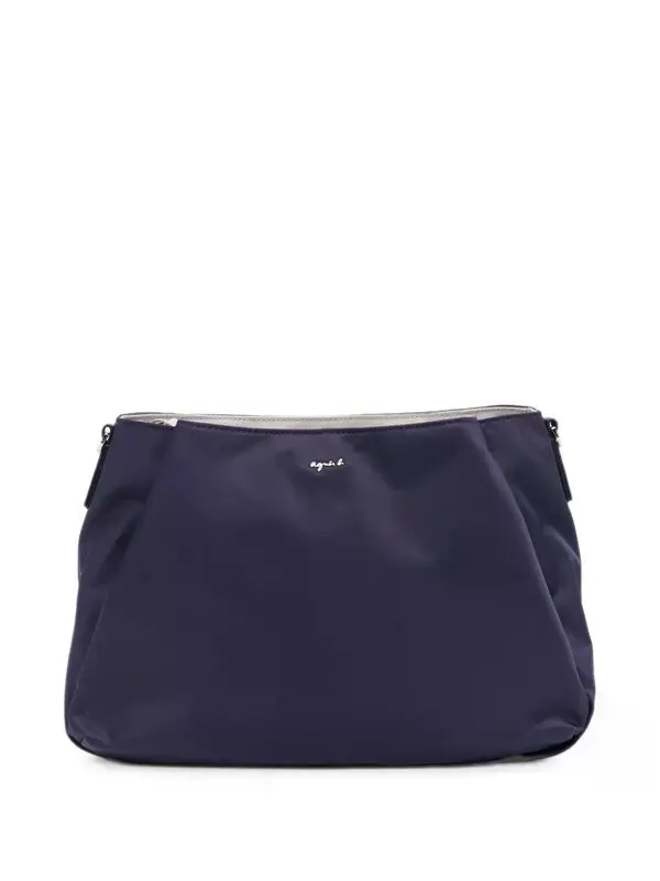 AGNES B. Origami Shoulder Bag - Black