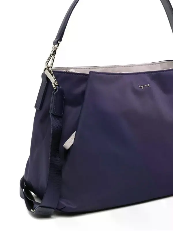 AGNES B. Origami Shoulder Bag - Black