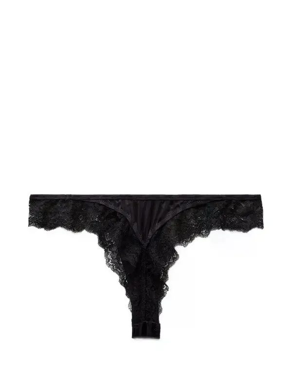 Versace Lace-trim Jacquard Silk Slip