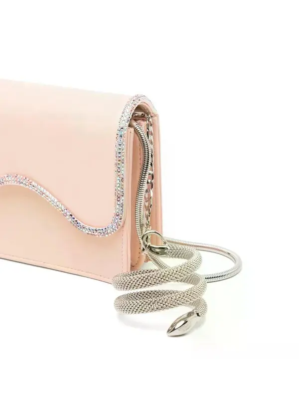 Rene Caovilla Onda Clutch Bag With Crystal Embellishments