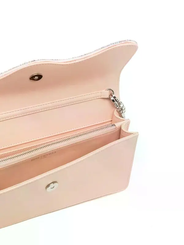 Rene Caovilla Onda Clutch Bag With Crystal Embellishments