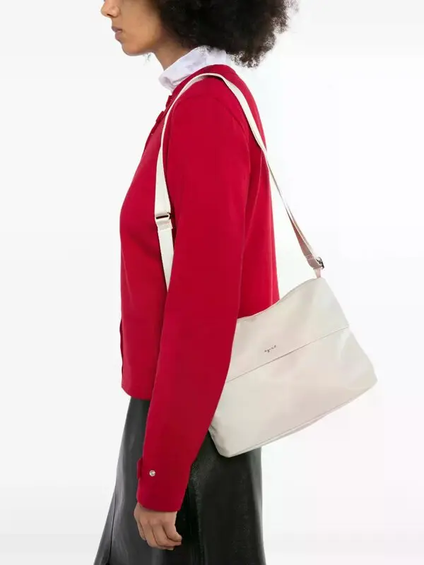 AGNES B. Logo Print Shoulder Bag