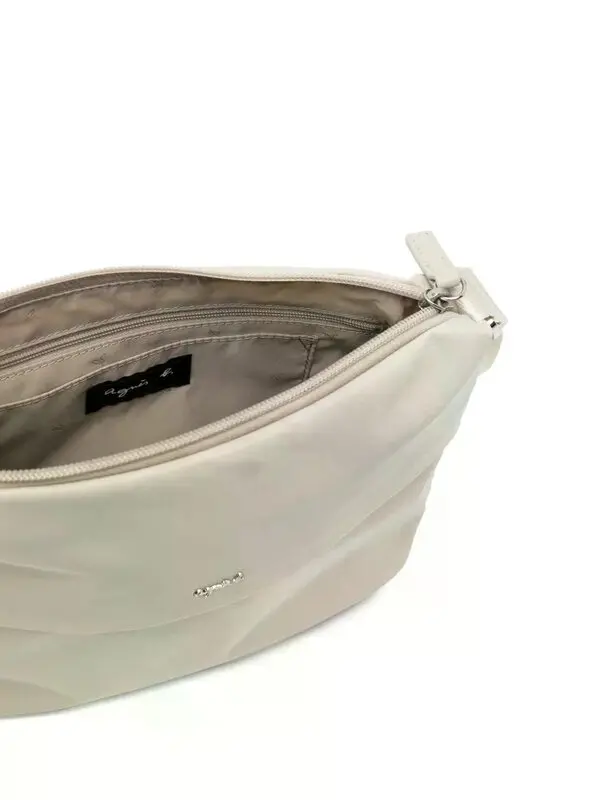 AGNES B. Logo Print Shoulder Bag