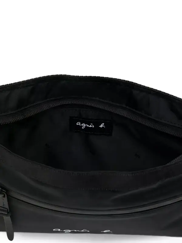 AGNES B. Fred Shoulder Bag - Black