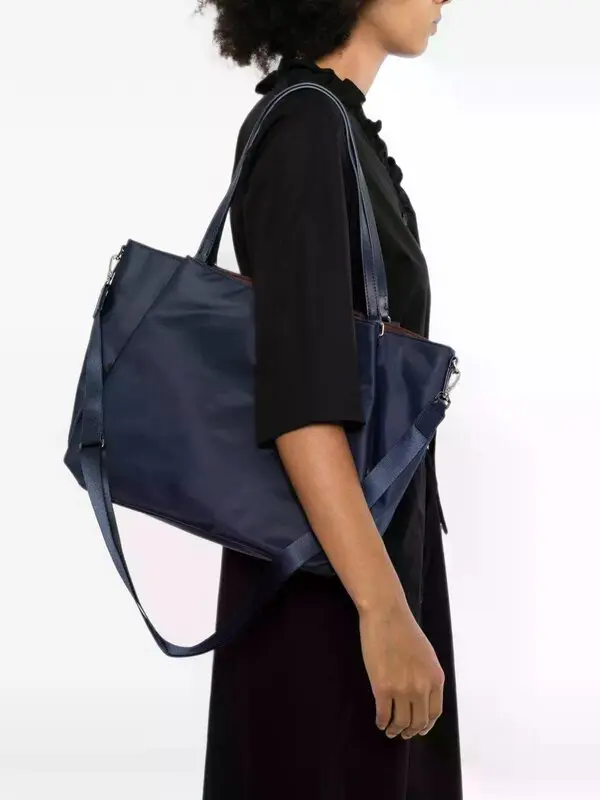 AGNES B. Origami Tote Bag - Blue