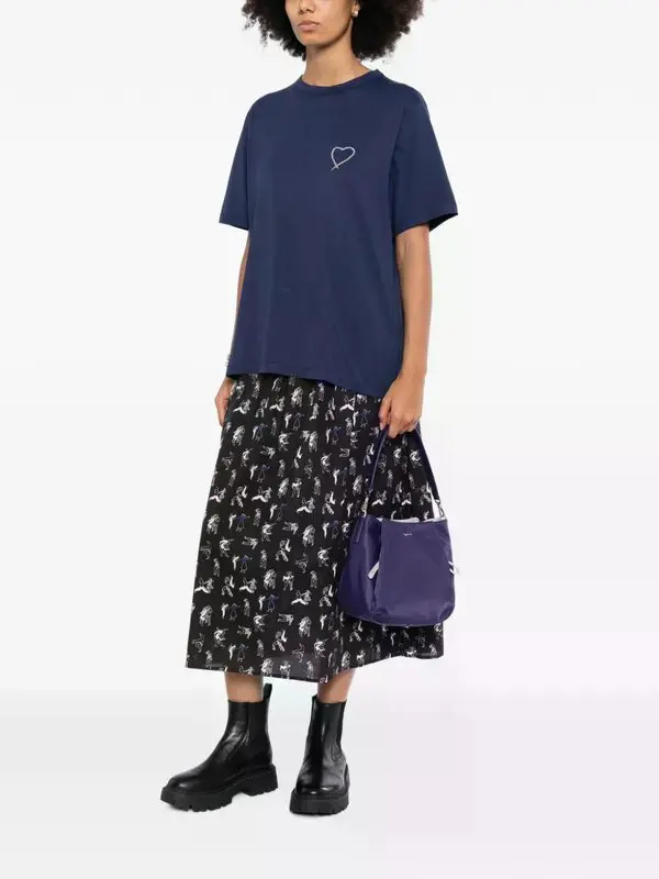 AGNES B. Origami Tote Bag - Purple