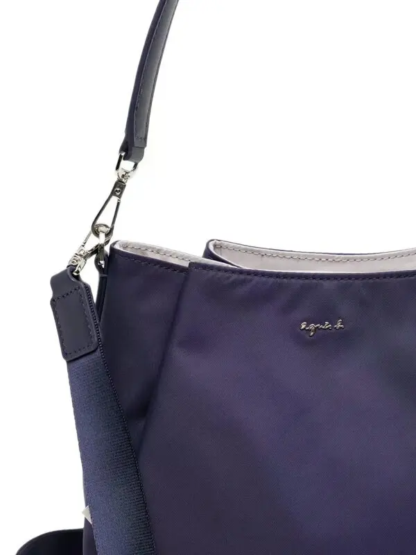 AGNES B. Origami Tote Bag - Purple