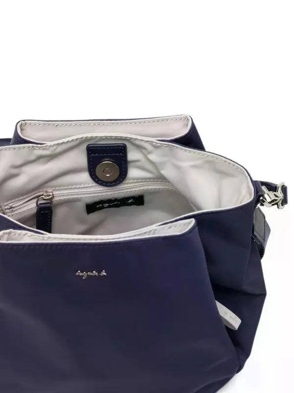 AGNES B. Origami Tote Bag - Purple