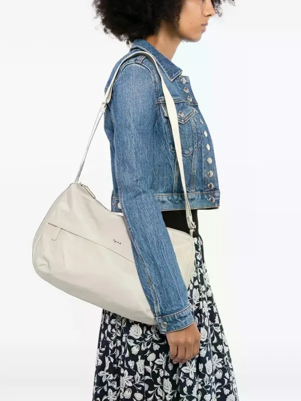 AGNES B. Logo-print Shoulder Bag
