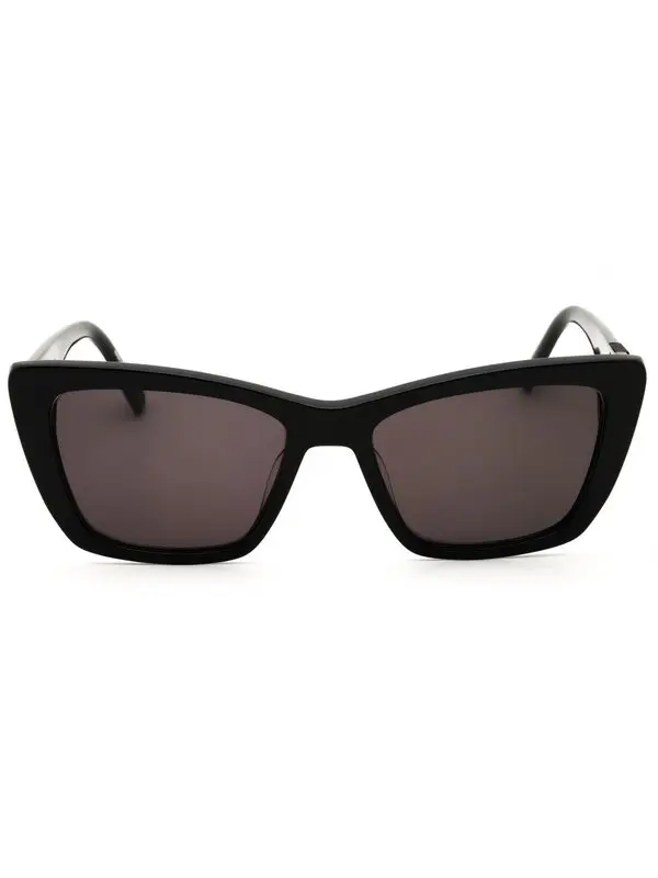 Dkny Cat Eye Acetate Sunglasses - Black/dark Grey