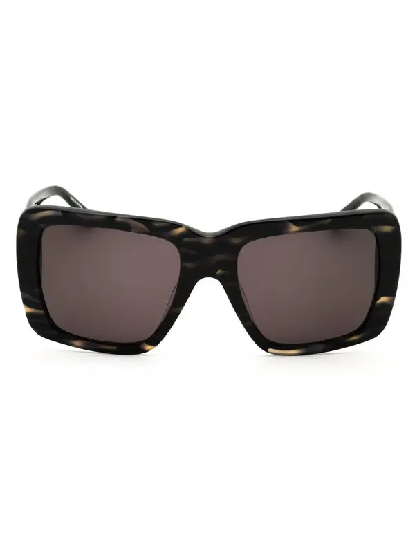 Dkny Oversized Acetate Sunglasses - Dark Tortoise/black Gradient/brown