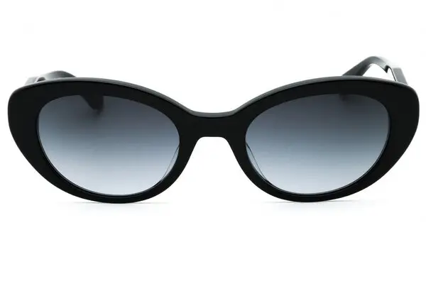 Kate Spade New York Crystal/s Cat Eye Sunglasses - Black/grey Gradient