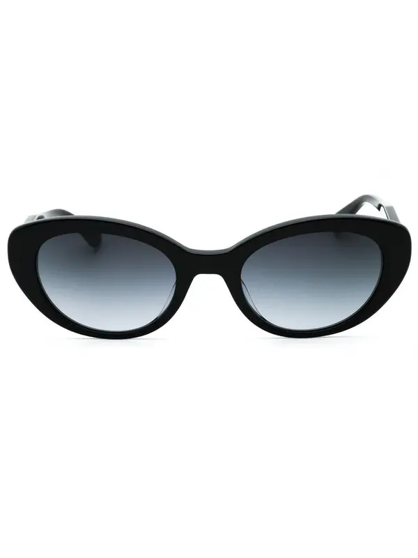 Kate Spade New York Crystal/s Cat Eye Sunglasses - Black/grey Gradient