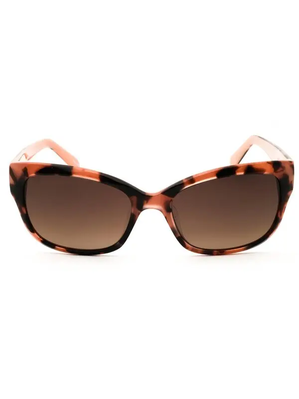 Kate Spade New York Cat Eye Acetate Sunglasses - Bk Glittr/dark Grey Sf