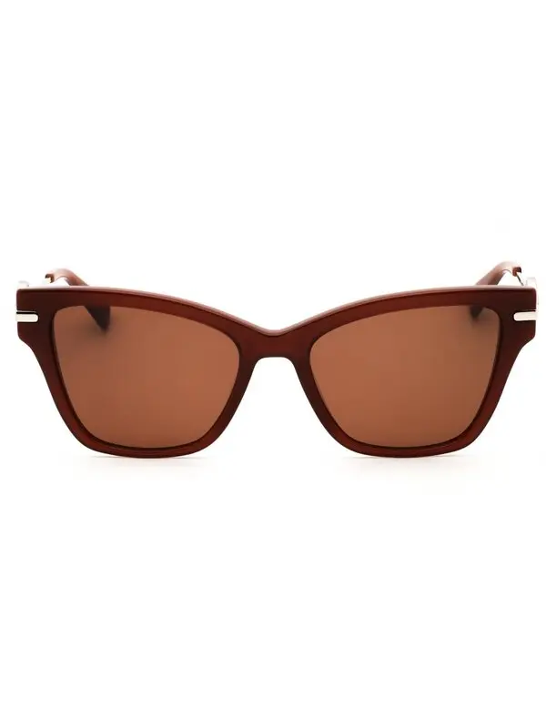 Longchamp Cat Eye Tortoiseshell Sunglasses - Blue/blue