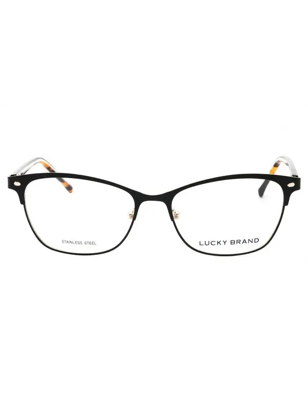 Lucky Brand D120 Rectangle Full Rim Eyeglasses - Black
