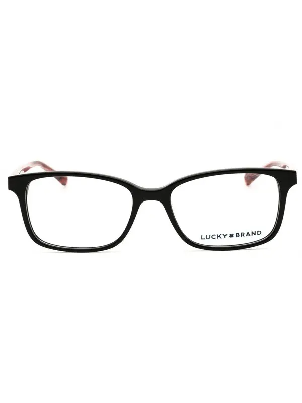 Lucky Brand D215 Rectangular Acetate Eyeglasses - Black