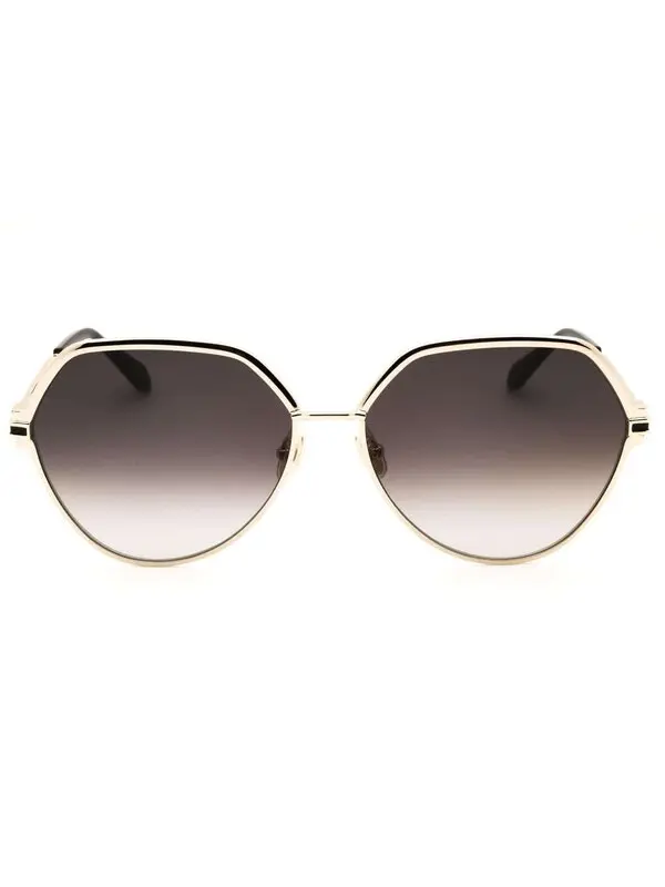 FERRAGAMO Sf325s Sunglasses - Gold/brown Gradient