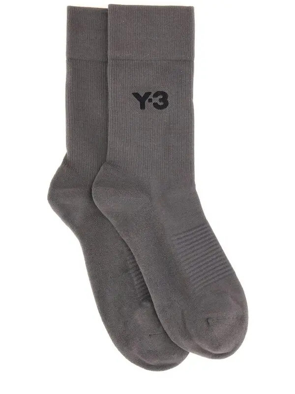 Y3 Classic Crew Socks For - Grey