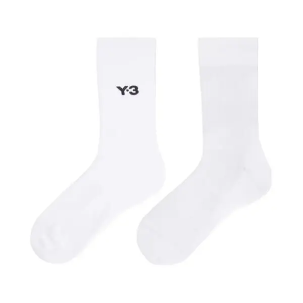 Y3 Classic Crew Socks For - White