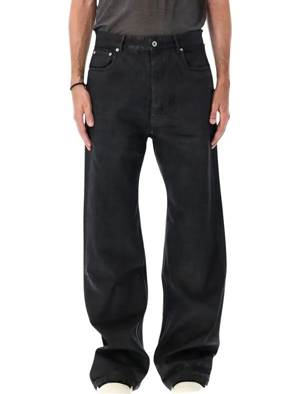 Rick Owens Wide-leg Jeans - Nero