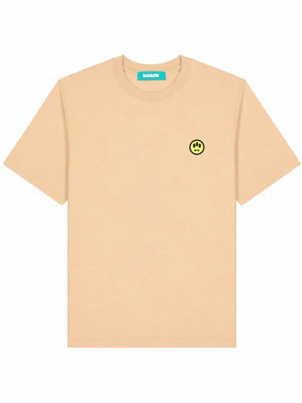 BARROW Relaxed Fit T-shirt Iconic Design - Orange