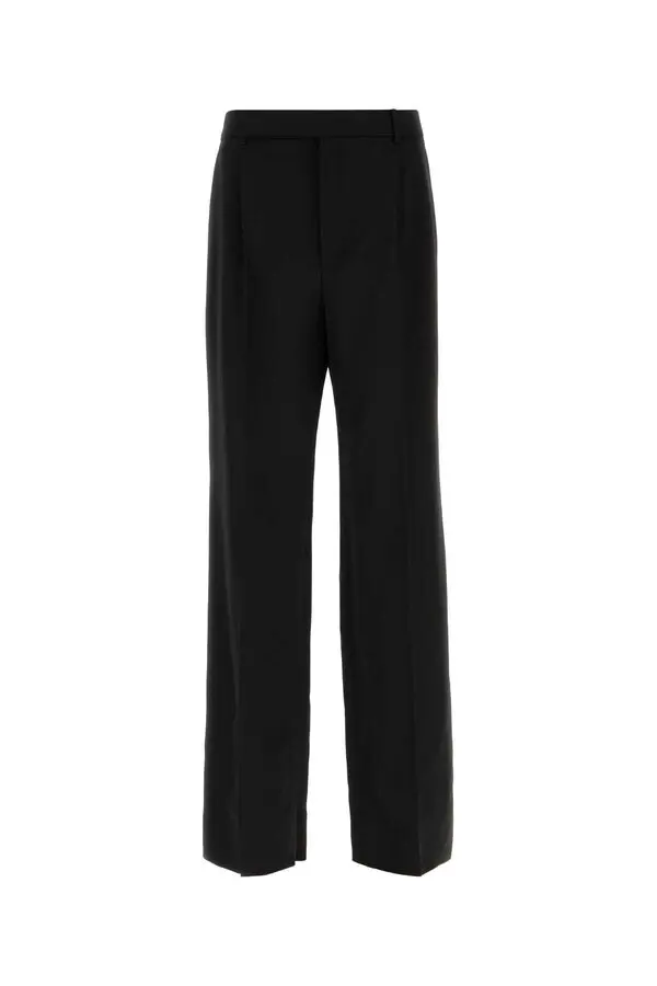 Saint Laurent Grain-textured Dress Pants