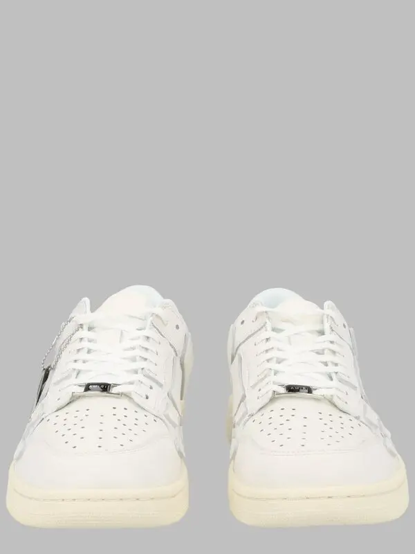 Amiri Low-top Sneakers With Vintage Finish - White
