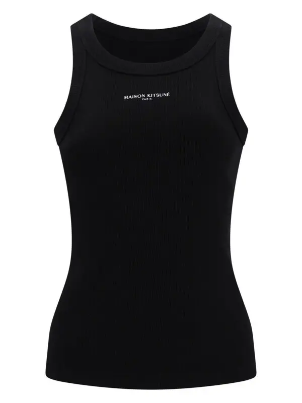 Maison Kitsuné Organic Cotton Top Collection - Black
