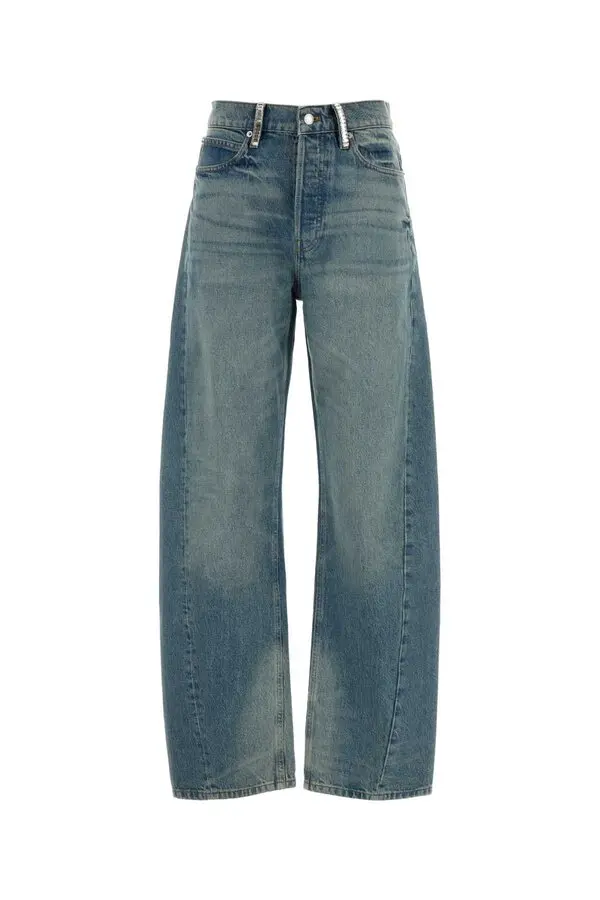 Alexander Wang Wide-leg Denim Jeans - Blue