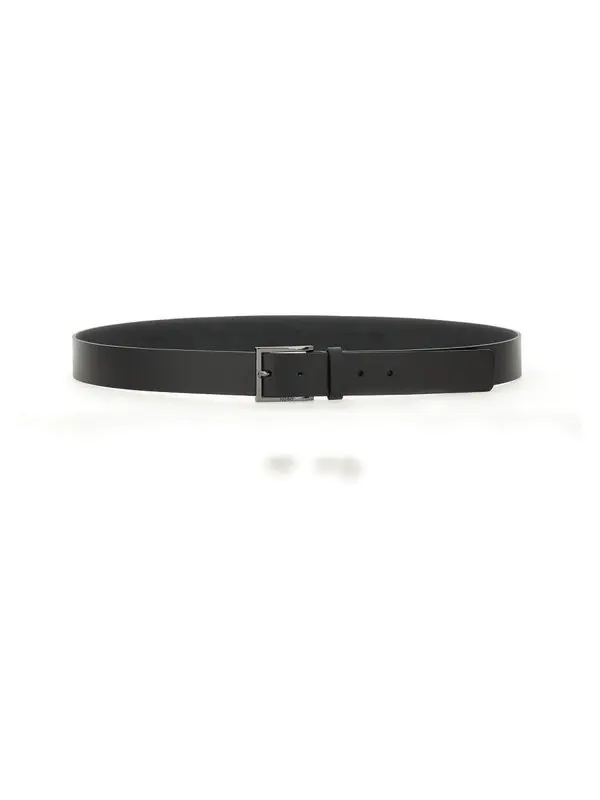 Hugo Logo Belt For - Black