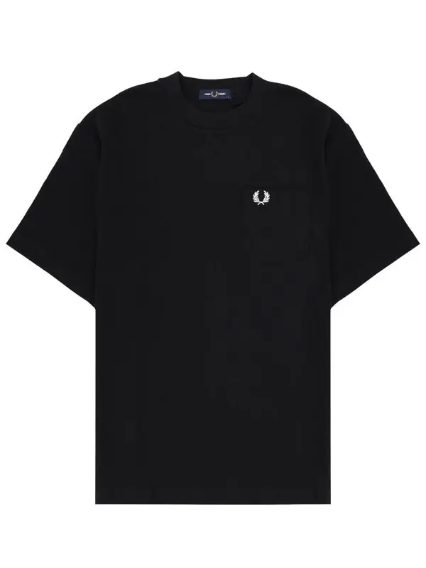 Fred Perry Classy Mini Cotton Tee For - Black