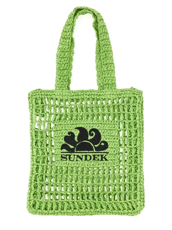 Sundek Chic Mini Handbag With Double Handles - Green