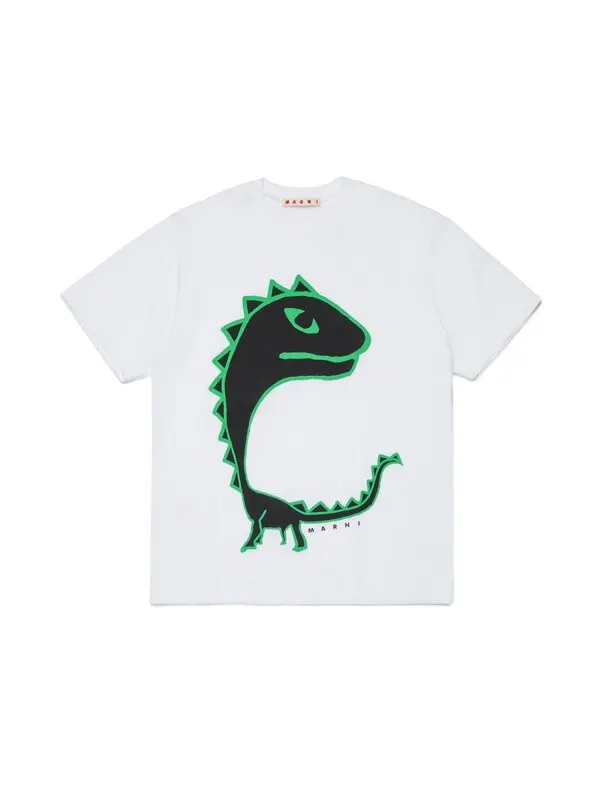 Marni Mini Dinosaur Graphic Tee - White