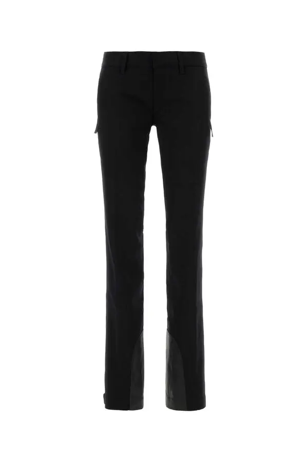 Dsquared2 Wool Pants In 100% Virgin Wool - Black