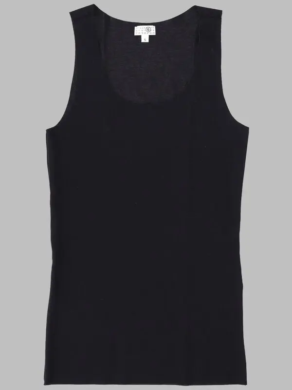 MAISON MARGIELA Ribbed Cotton Elastane Tank Top