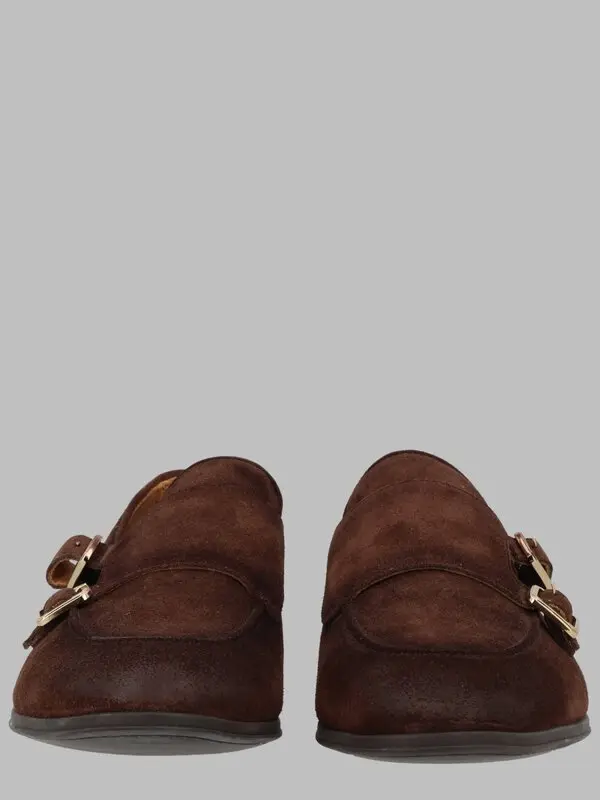CORVARI Leather Loafers - Brown