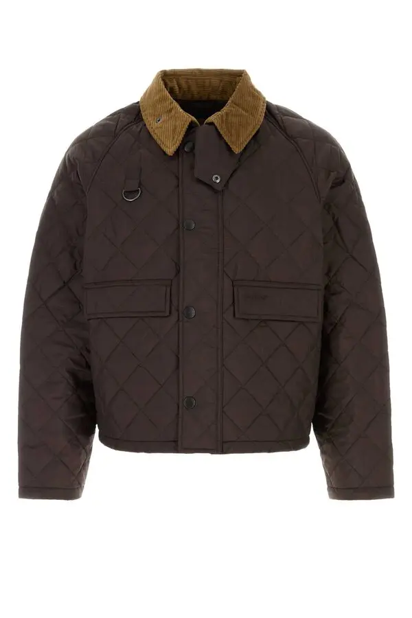Barbour No Brand-chocolate Nylon Jacket For - Brown
