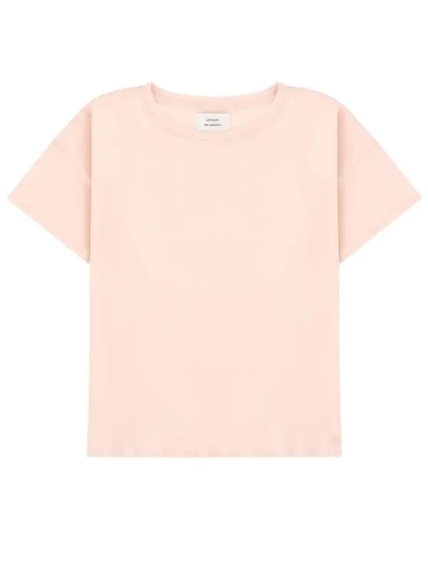 Loulou De Saison Soft Supima Cotton T-shirt - Powder