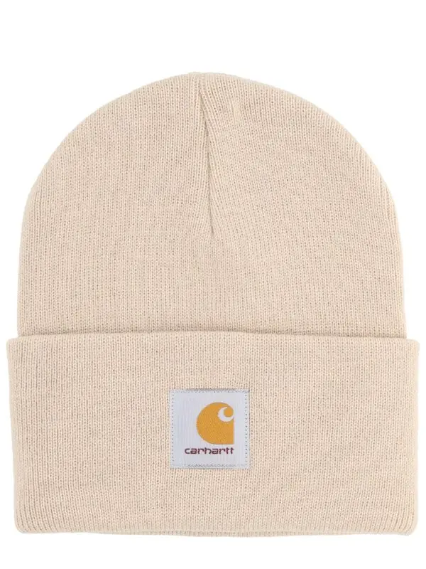 Carhartt Work In Progress 100% Acrylic 9 Gauge Hat - Beige