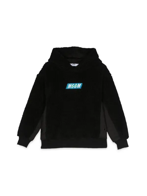 MSGM Teddy Bear Design Fleece Hoodie