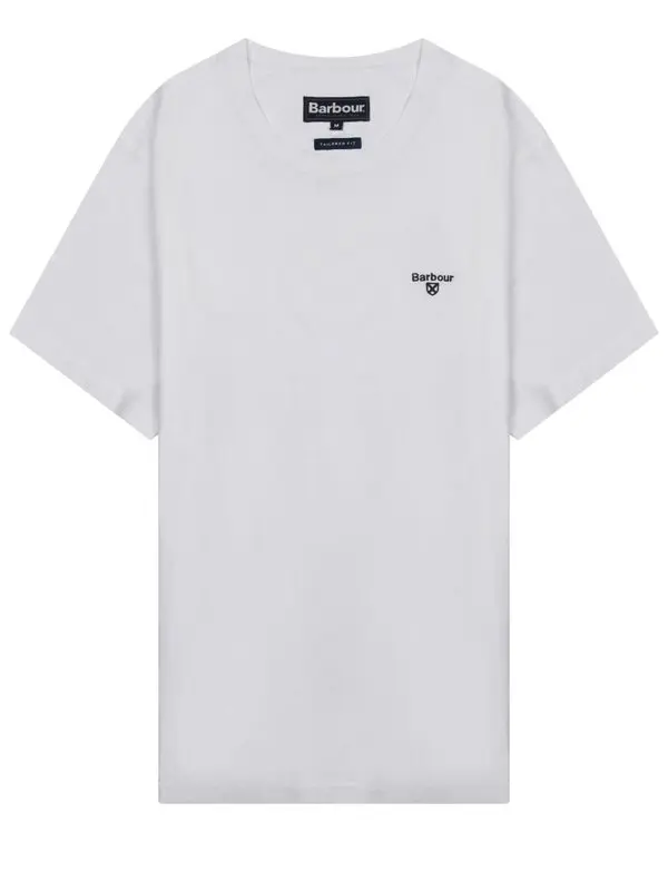 Barbour Iconic Logo T-shirt For - White